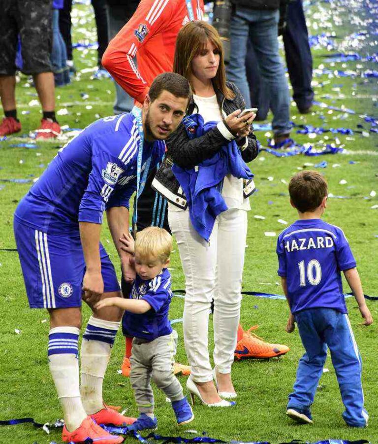 How did Natacha Van Honacker and Eden Hazard meet?